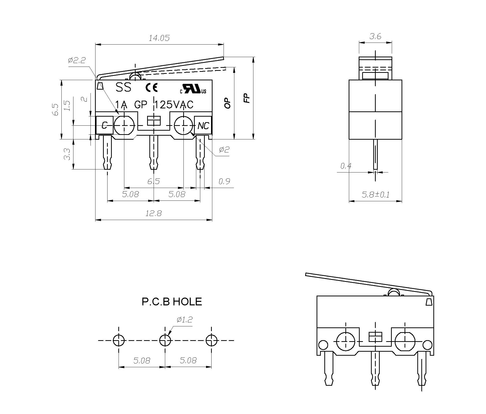 Micro Switch SS Series
